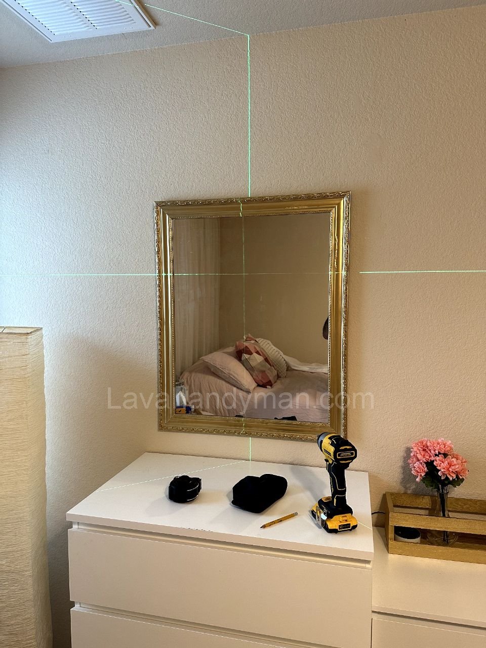 Installing Mirrors on the Wall and in the Bedroom-3